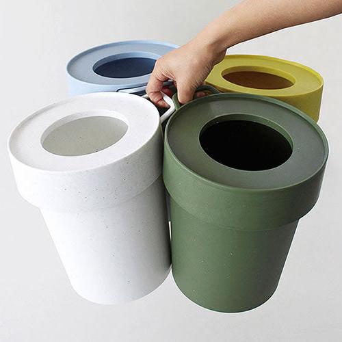 Hachiman - Tap Trash Bin - White – Vincent Design